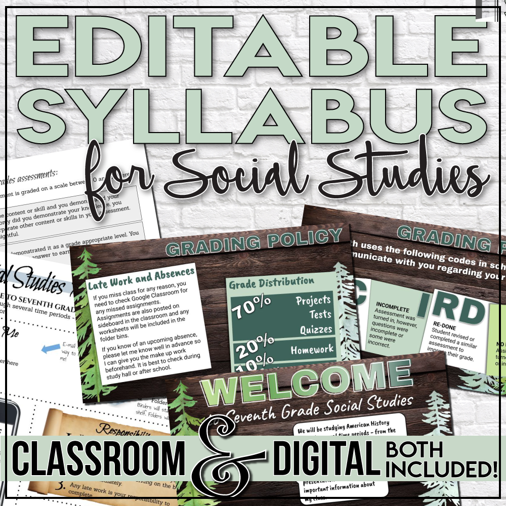 Editable Syllabus Template For Social Studies Google Slides Editable Syllabus Template For Social Studies Google Slides
