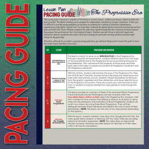 The Progressive Era - Full Unit Bundle - Peacefield History