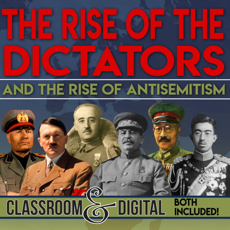 The Rise of the Dictators and Antisemitism Before World War II ...