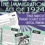 The Immigration Act of 1924 Primary Source Analysis - Peacefield History